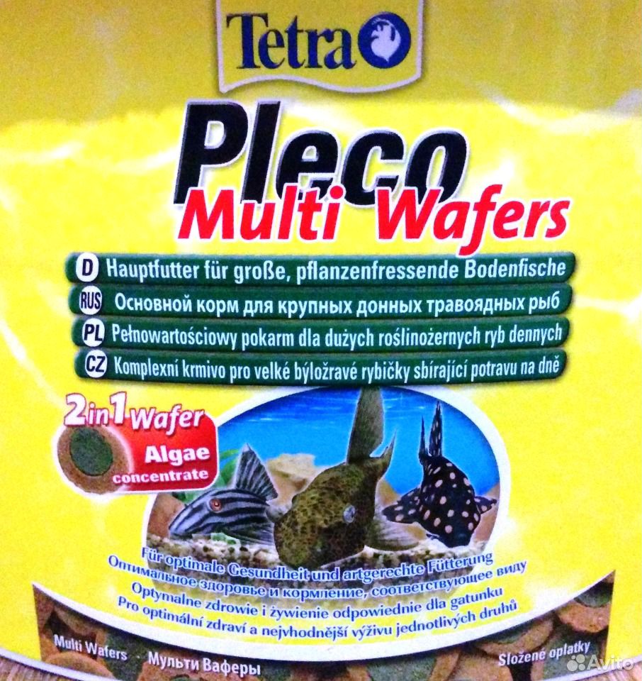 Tetra Pleco Multi Wafers корм для сомов