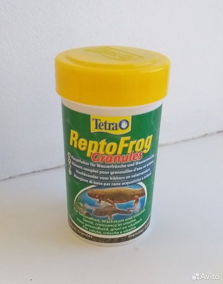 Корм ReptoFrog Granules от Tetra для лягушек и три