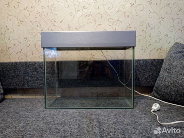 Аквариум 37л с крышкой и подсветкой