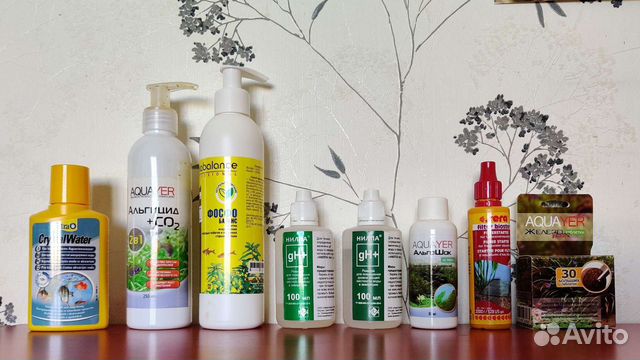 Химия и удо для аквариума