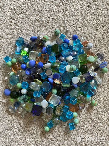 Стеклянные шарики для аквариума