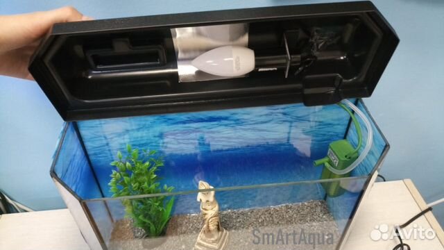 Аквариум 15 литров с комплектом. Новый
