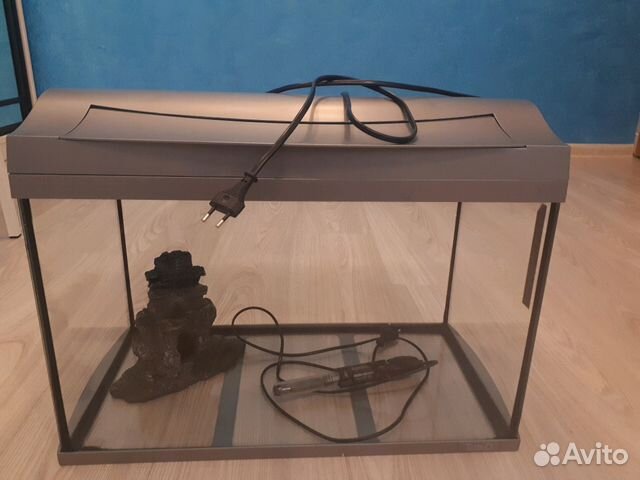 Аквариум Tetra 60 л + обогреватель + скала