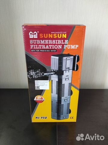 Продам внутренний аквариумный фильтр Sunsun HJ-952