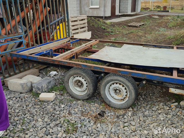Прицеп легковой двухосный бу купить в Каменске-Уральском | Авито