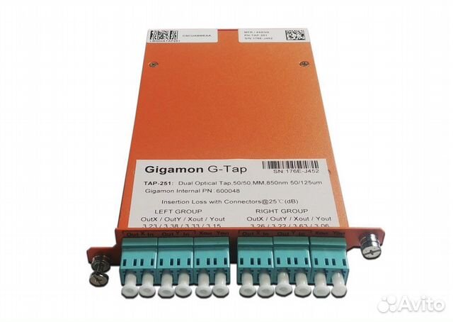 Двойной оптический модуль gigamon G-TAP купить в Москве | Электроника ...